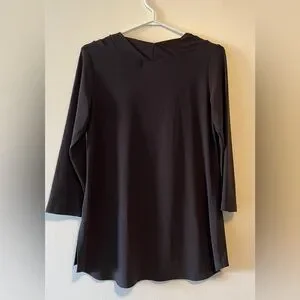 Sympli | Tops | Simpli Brown Top Chocolate 34 Sleeve Size 8 Made In ...